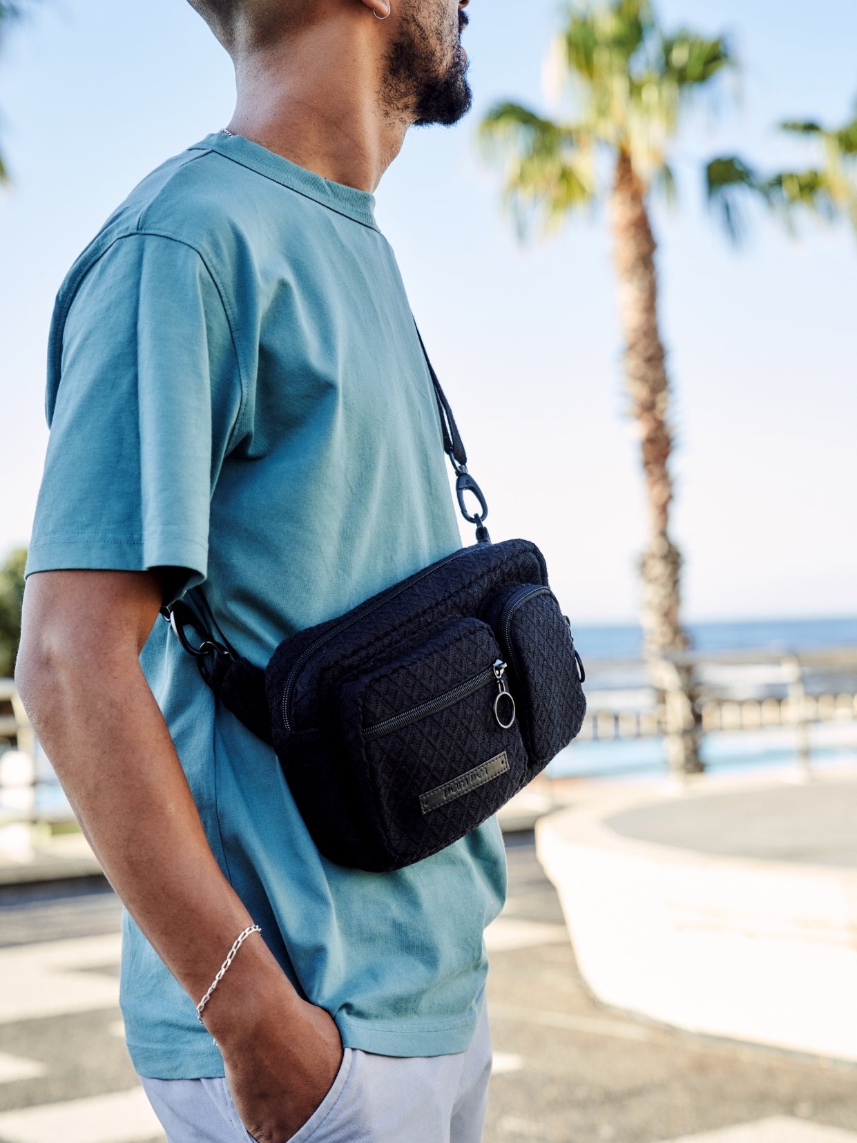 Hip Bag all black Schwarz